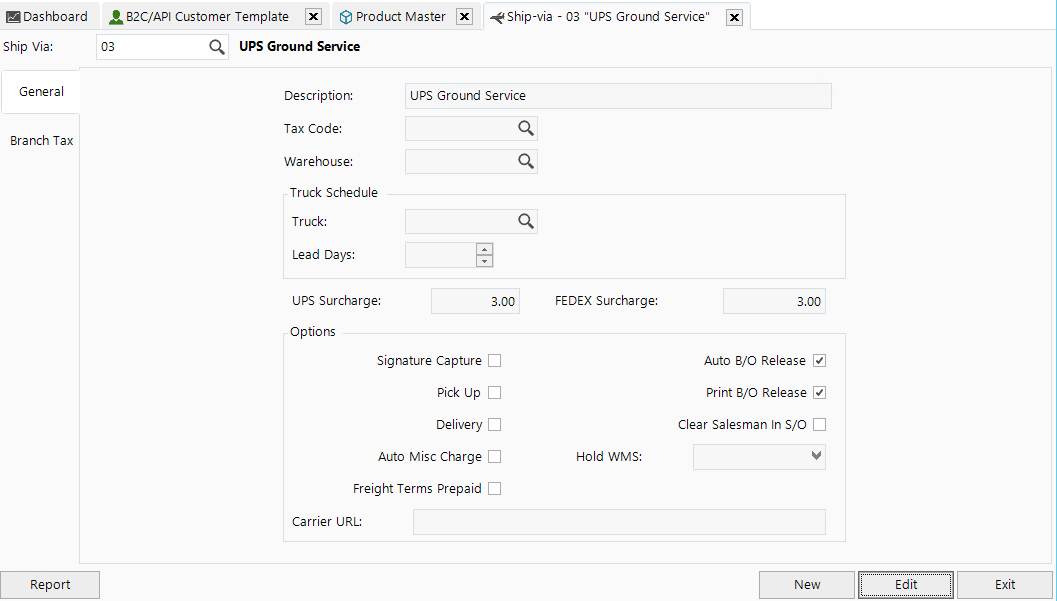 Configure freight and shipping