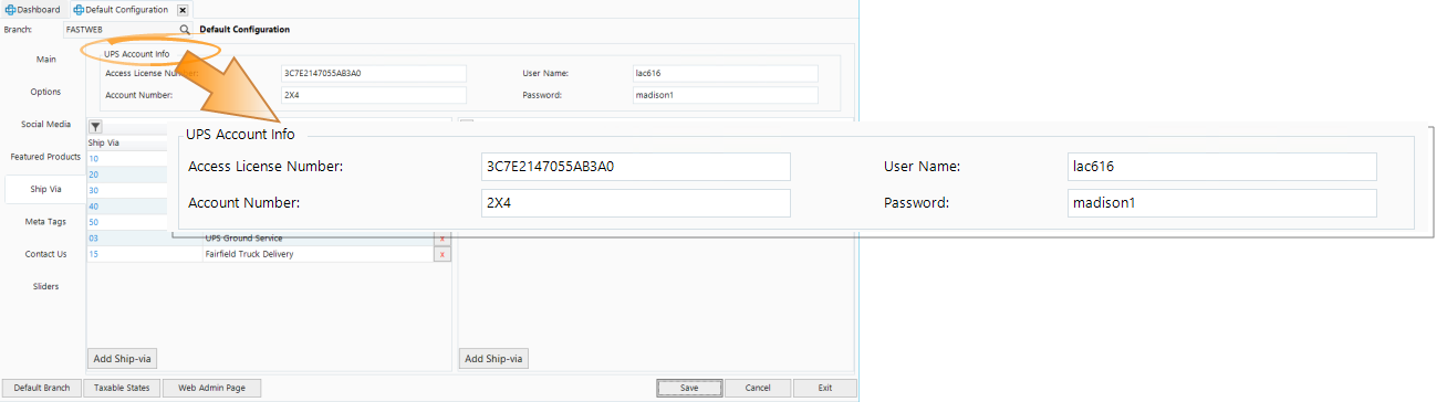 Configure freight and shipping