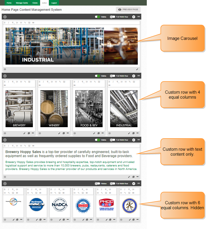 Choose the default template