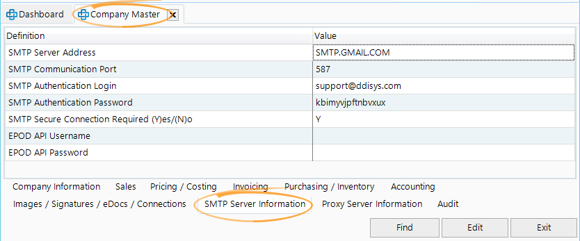 Set up SMTP for email notifications