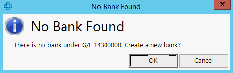 Create a new bank account