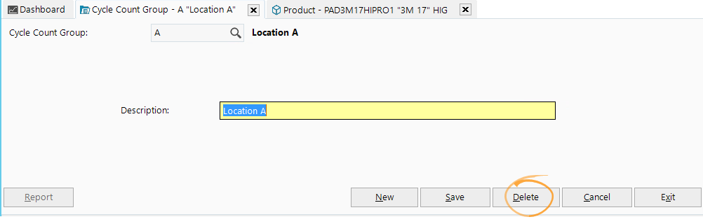 Set up manual cycle count groups