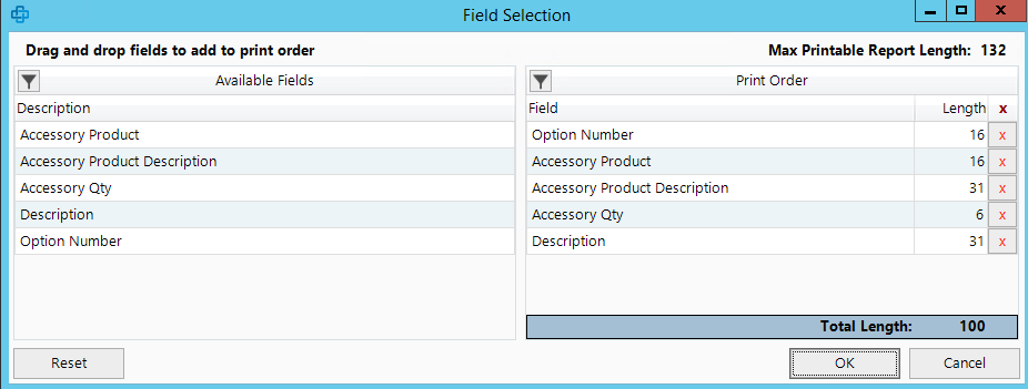 Create option and accessory product groups