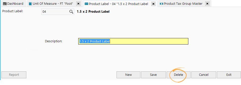 View product label templates