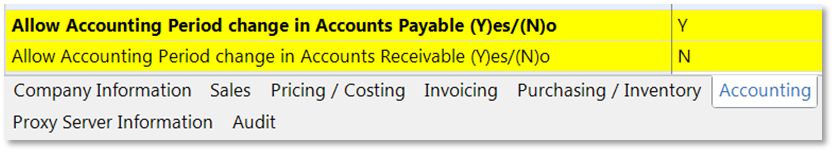 End of Month close process and reports