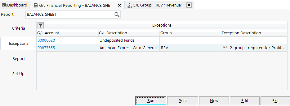 Create, edit, and print financial reports