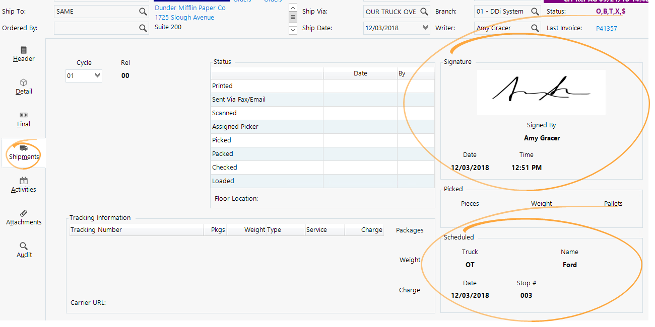 Using Electronic Signature Capture (ePOD) with Inform ERP