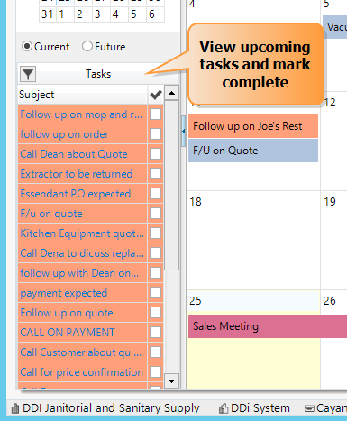 Use the Inform Calendar and Tasks