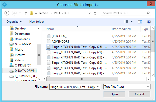 Import an AutoQuotes project into your sales order or quote