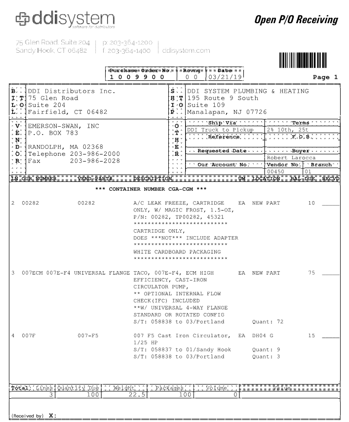 Manage shipping containers