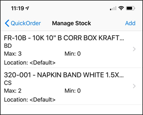 How to use QuickOrder