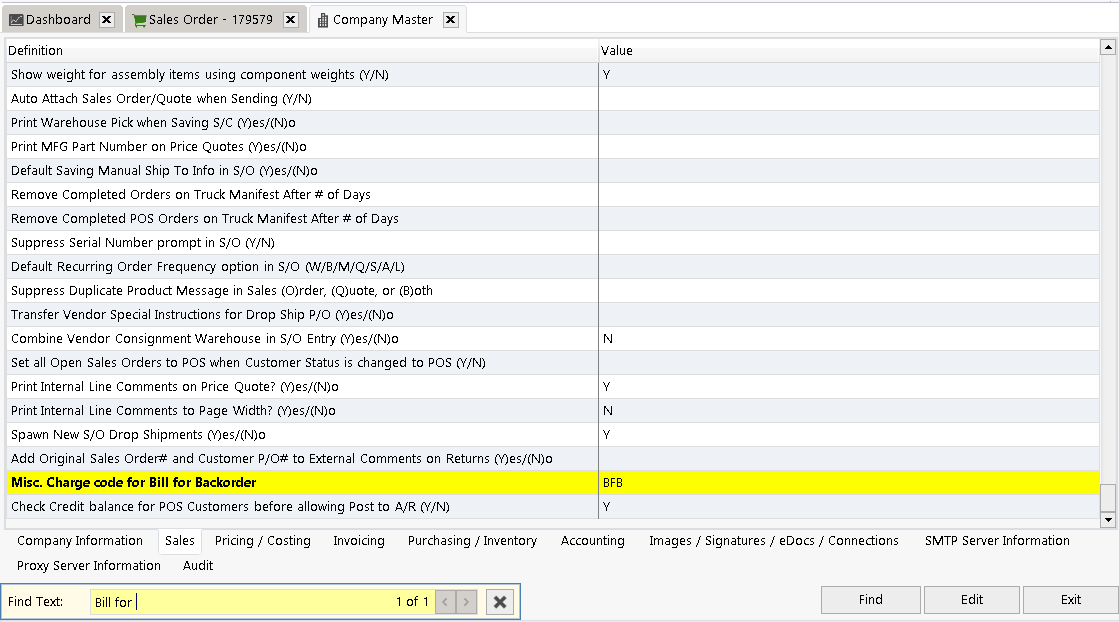 Bill an order now and ship later
