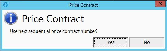 Create a price contract to group customer pricing