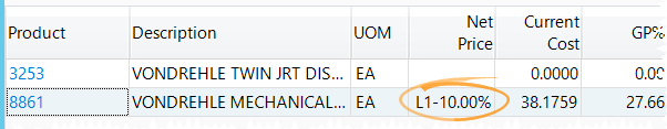 Configure product contract pricing