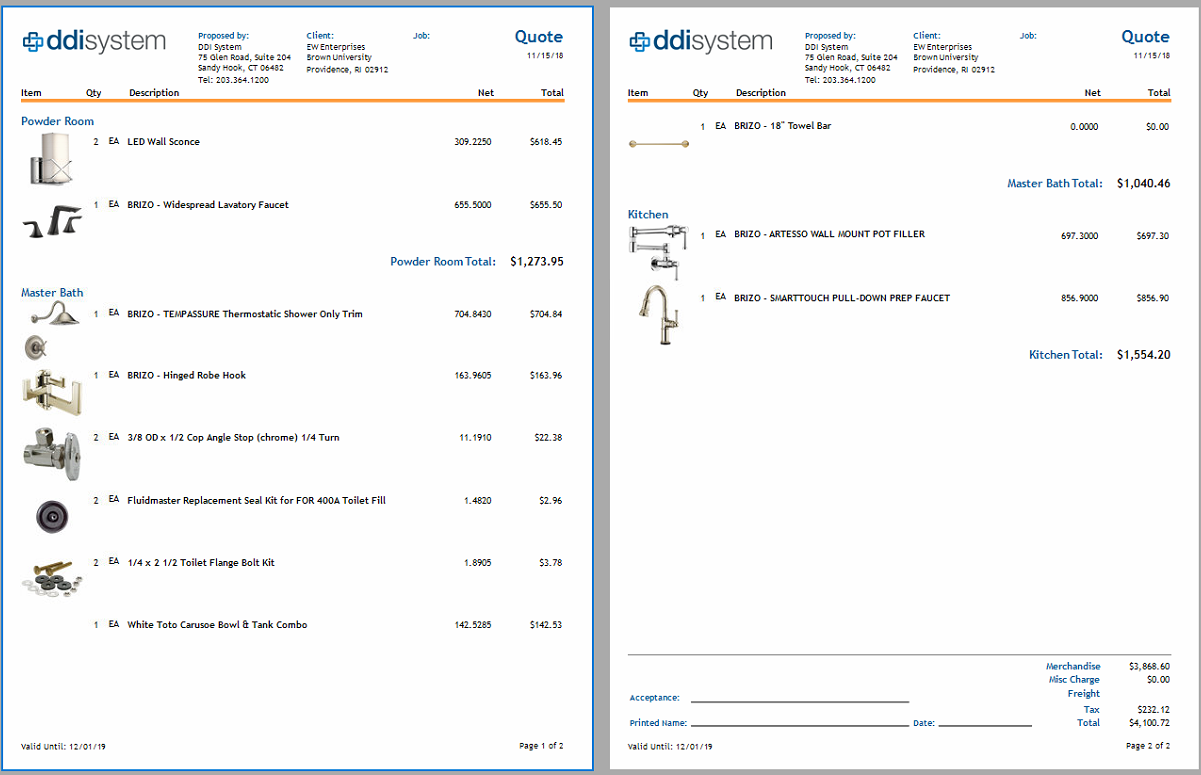 Create customer ready proposals