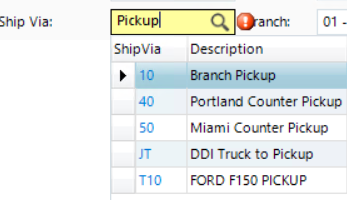 Set up pick-up and will calls
