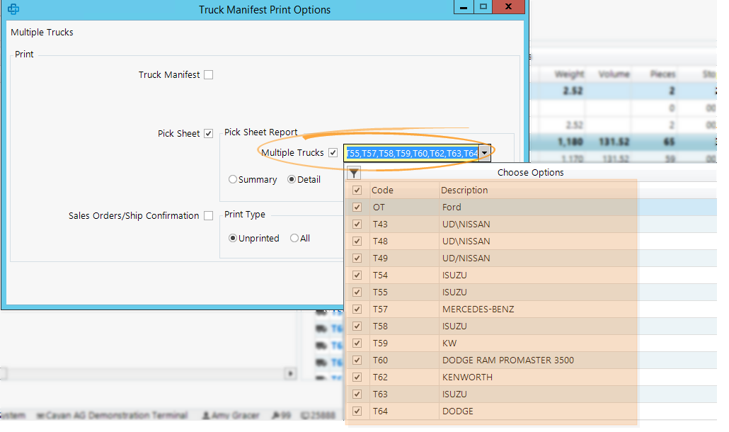 Create a consolidated pick sheet