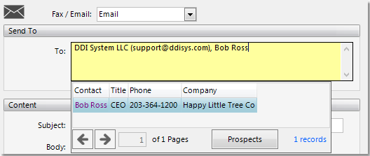 Print, fax, view, or email