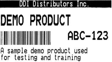 Print product barcodes and labels (WMS)