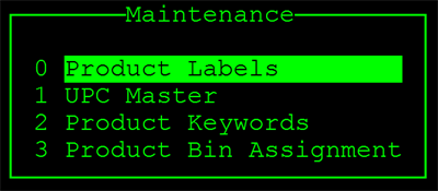 Print product labels from a scanner (WMS)