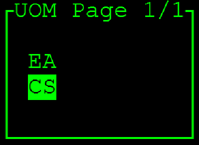 Manage UPC codes (WMS)